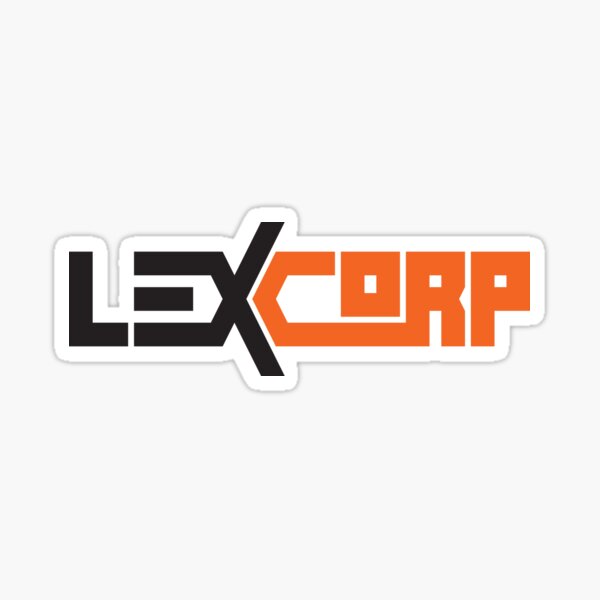 "Retro LexCorp Logo" Sticker for Sale by JungleBri | Redbubble