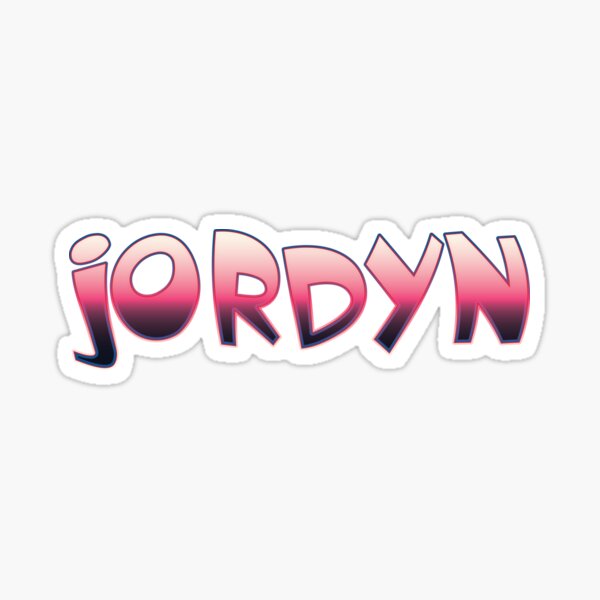 Jordyn Stickers | Redbubble