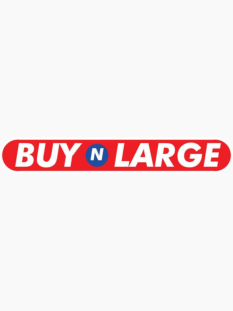 "Buy N Large Logotype (Original)" Sticker for Sale by ChloeFortin15 ...