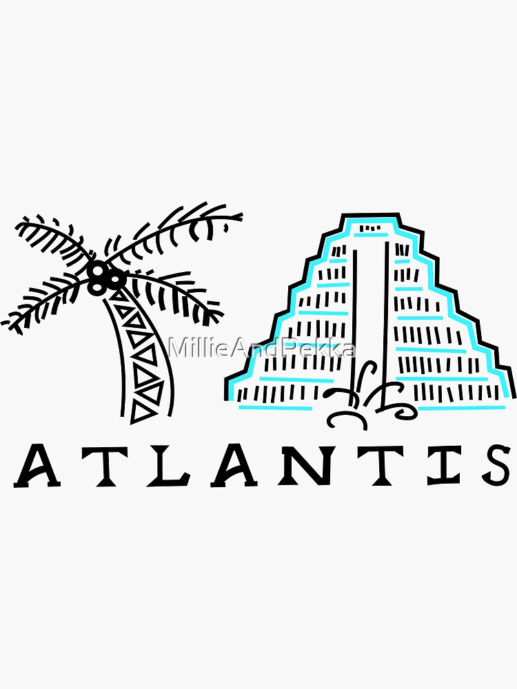 "Atlantis in the Bahamas" Sticker for Sale by MillieAndPekka | Redbubble