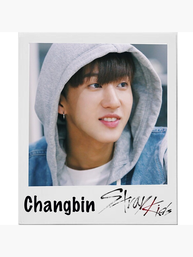 "Changbin Stray Kids Sticker" Framed Art Print by snowf-snowj | Redbubble