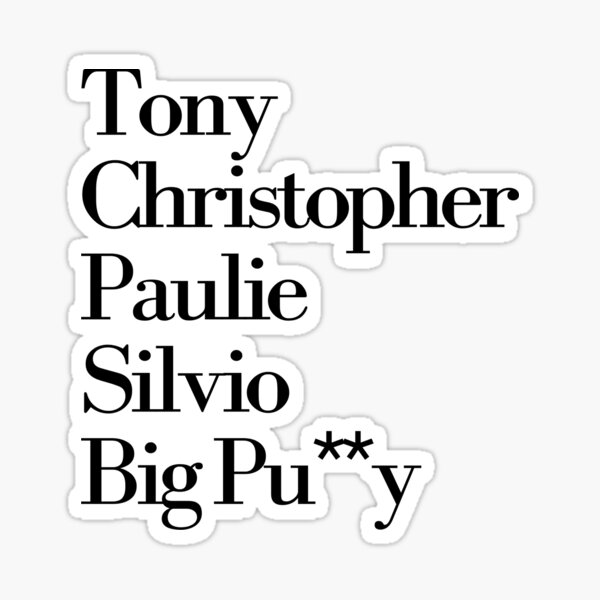 Sopranos Merch & Gifts for Sale | Redbubble