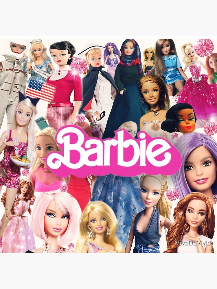 "Barbie Doll Collage" Poster by VivaDaVivid | Redbubble