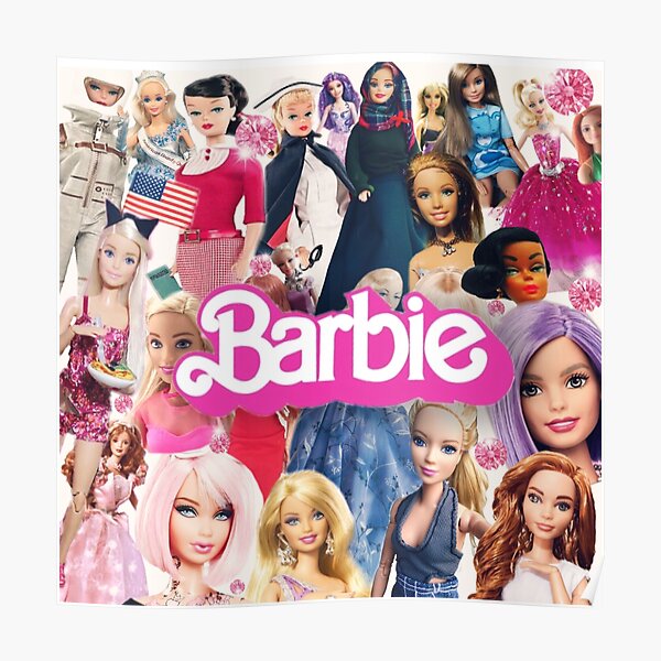"Barbie Doll Collage" Poster by VivaDaVivid | Redbubble