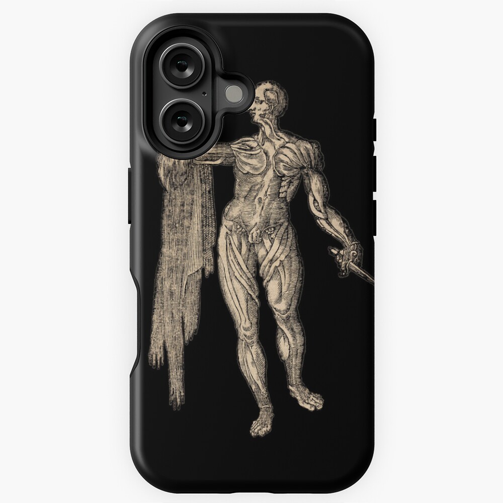 "Flayed Man Vintage Anatomy Illustration " Sticker for Sale by ...