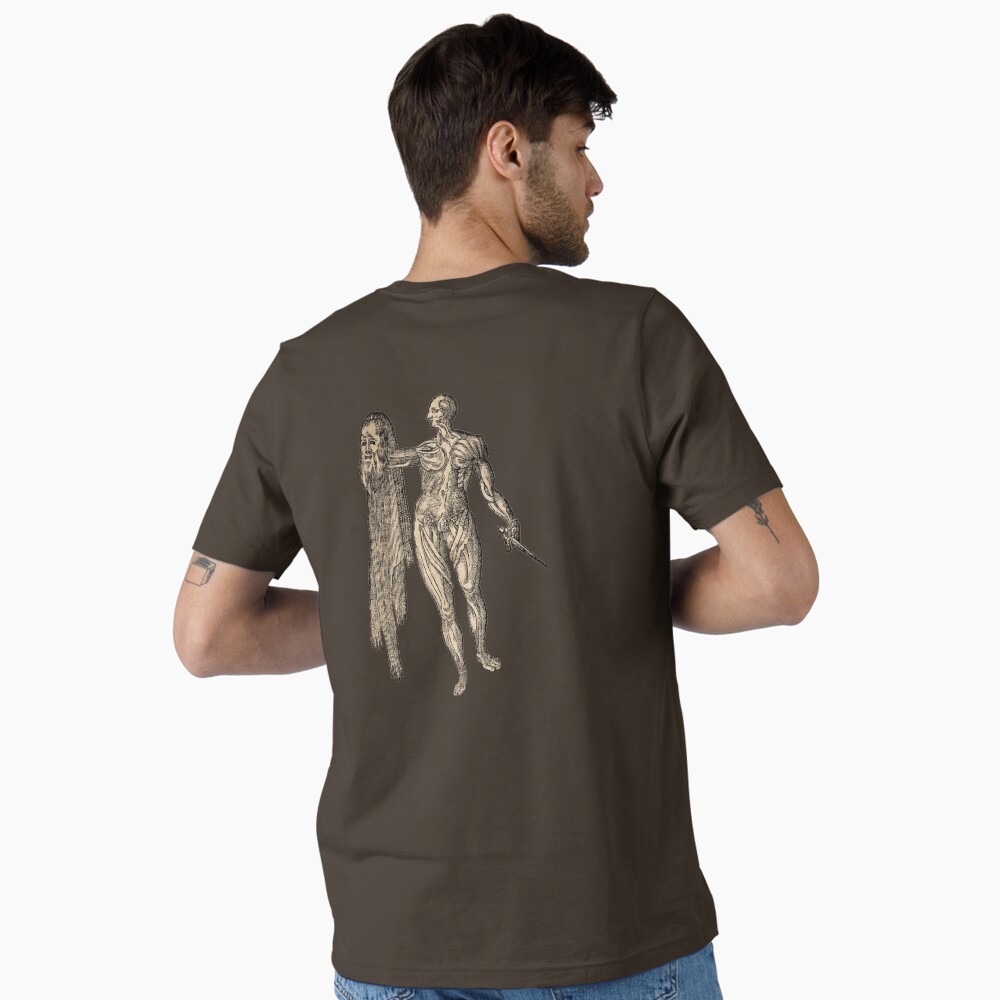 "Flayed Man Vintage Anatomy Illustration " Sticker for Sale by ...