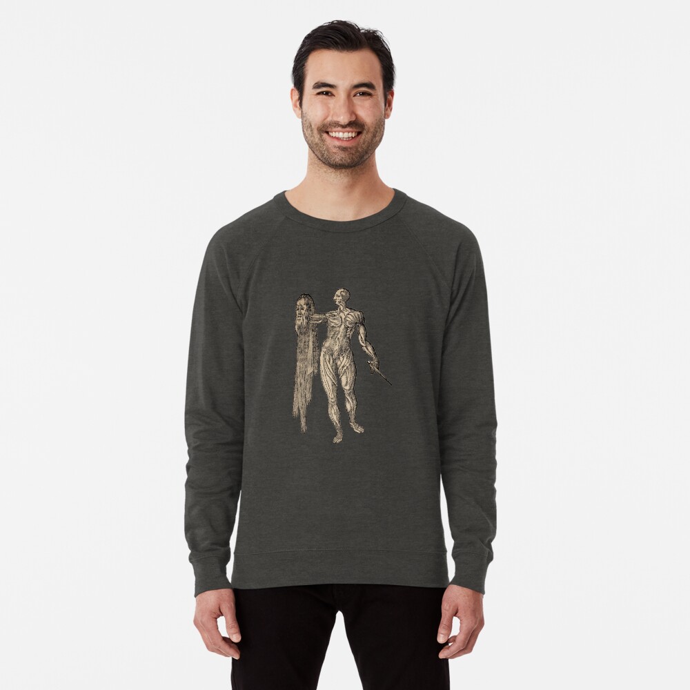 "Flayed Man Vintage Anatomy Illustration " Sticker for Sale by ...