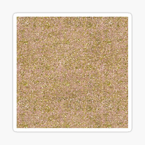 "Blush Pink & Gold Glam Glitter Sparkle " Sticker for Sale by Christyne ...