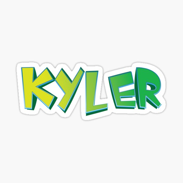 "Kyler" Sticker for Sale by hamsters | Redbubble