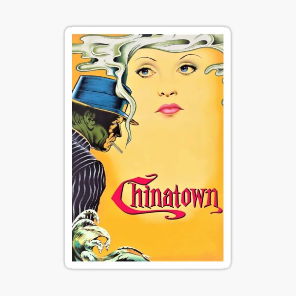"Chinatown (1974) " Sticker for Sale by markmillss | Redbubble