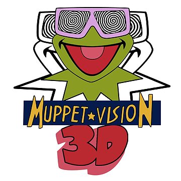 "Kermit Muppet Vision 3D (Purple 3D Glasses)" Essential T-Shirt for ...