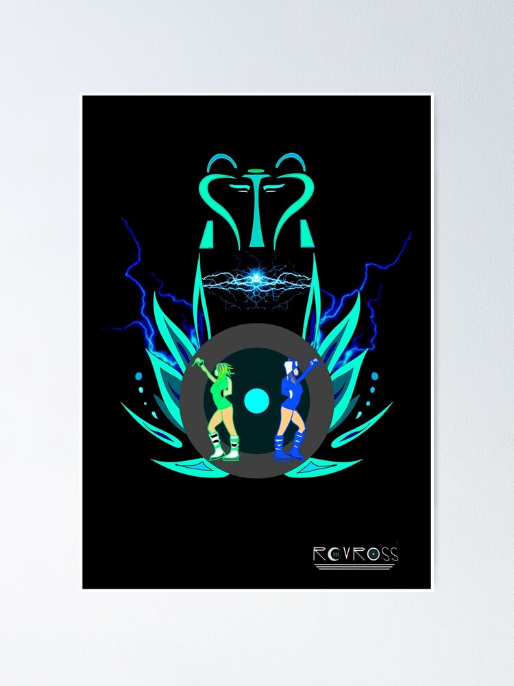 "STATIK BEAR RAVE EMBLEM" Poster for Sale by StatikBear | Redbubble