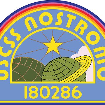"USCSS Nostromo" Sticker for Sale by CargoHoldDesign | Redbubble