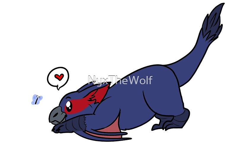 "Narga-CUTE-ca (monster hunter inspired cute nargacuga)" by NyxTheWolf ...