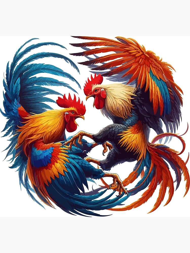 "Cockfighting Svg | Angry Rooster Svg for Cricut, Strong Chicken Png ...