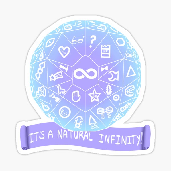 "Infinity-sided Die- Gravity Falls" Sticker for Sale by Velichorus ...