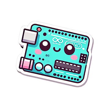 "Arduino Board" Sticker for Sale by maria-kuu | Redbubble