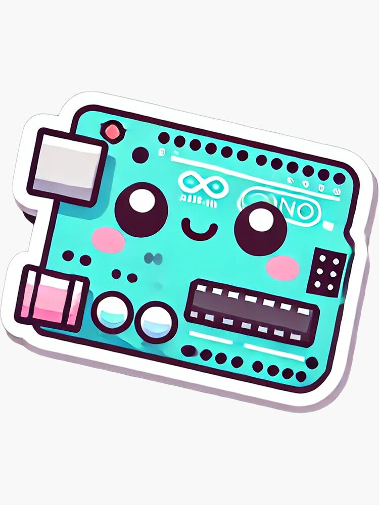 "Arduino Board" Sticker for Sale by maria-kuu | Redbubble