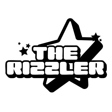 "the rizzler " Sticker for Sale by Emillio Lynch | Redbubble