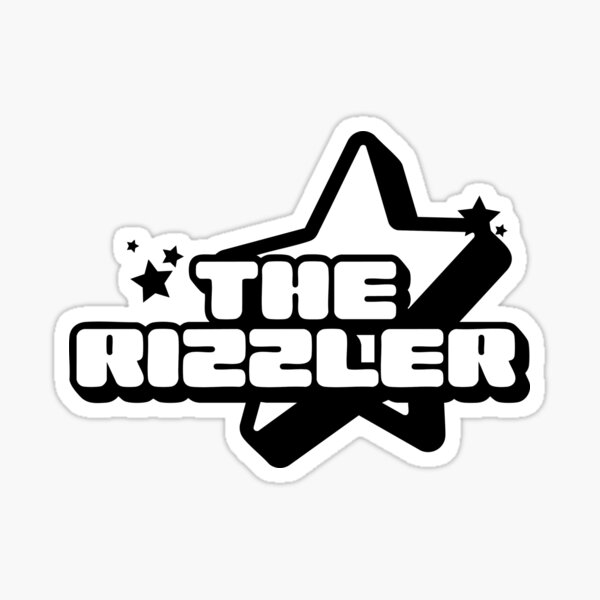 "the rizzler " Sticker for Sale by Emillio Lynch | Redbubble