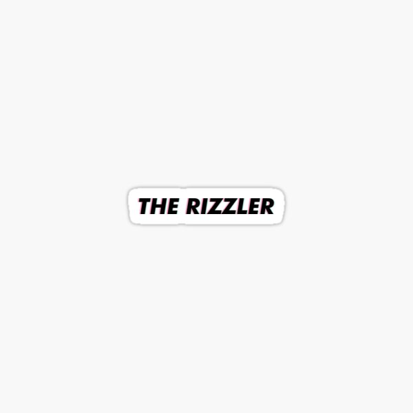 "the rizzler " Sticker for Sale by Emillio Lynch | Redbubble