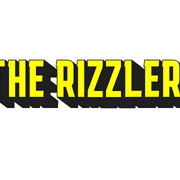 "the rizzler " Sticker for Sale by Emillio Lynch | Redbubble
