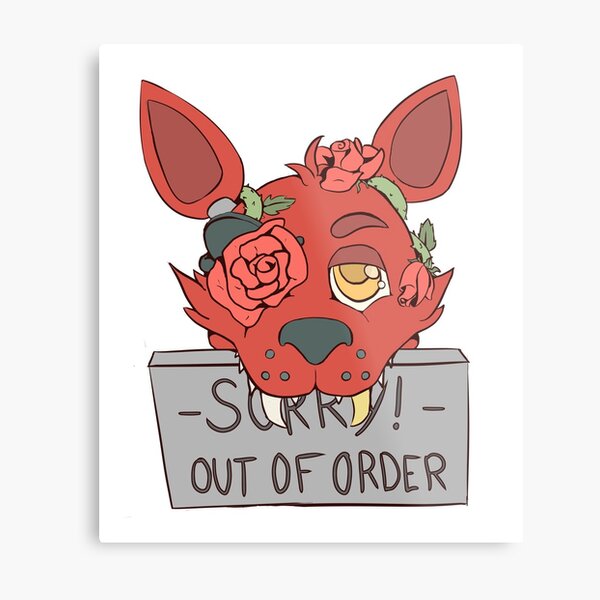 "Overgrown and out of order Foxy" Metal Print for Sale by Sockeater ...