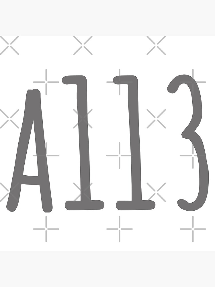 "A113" Poster for Sale by amenegrete | Redbubble