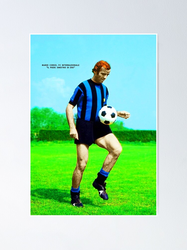 "MARIO CORSO INTER LEGENDARY FOOTBALL STAR CALCIO ITALIA ITALY SUPER ...