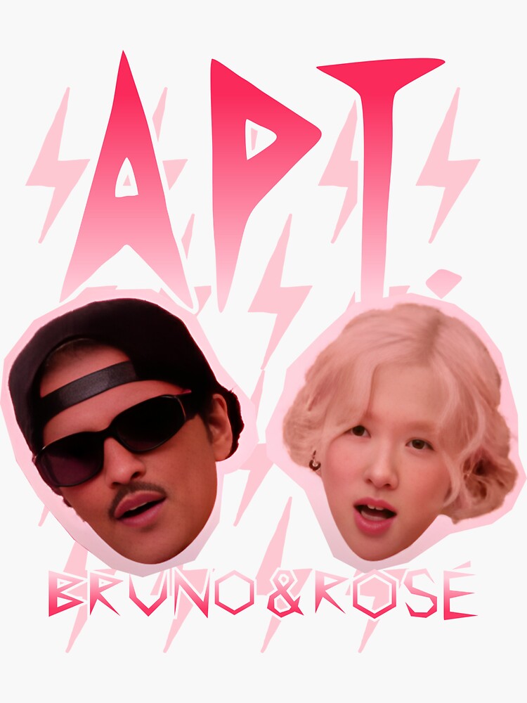 "APT Song" Sticker for Sale by ArtVisualind | Redbubble