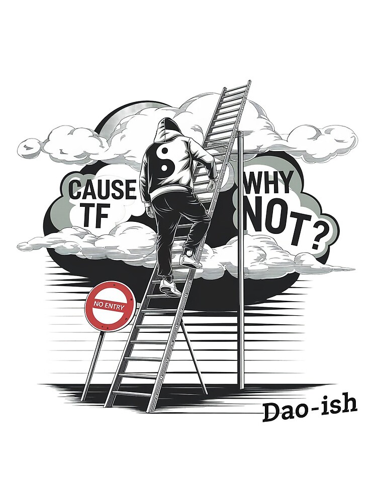 "Cause Why TF Not?" Drawstring Bag for Sale by Dao-ish | Redbubble