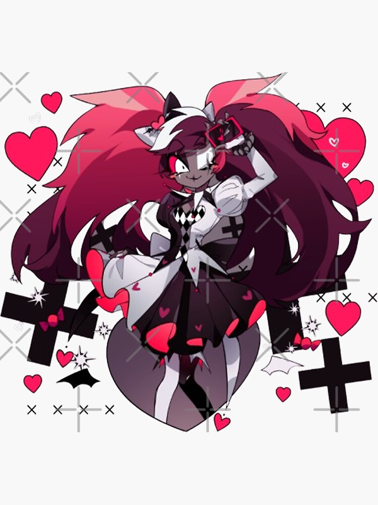 "Hazbin Hotel Velvette" Sticker for Sale by Caglazimmermann | Redbubble