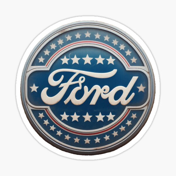 "Vintage Ford Logo " Sticker for Sale by neildoch | Redbubble