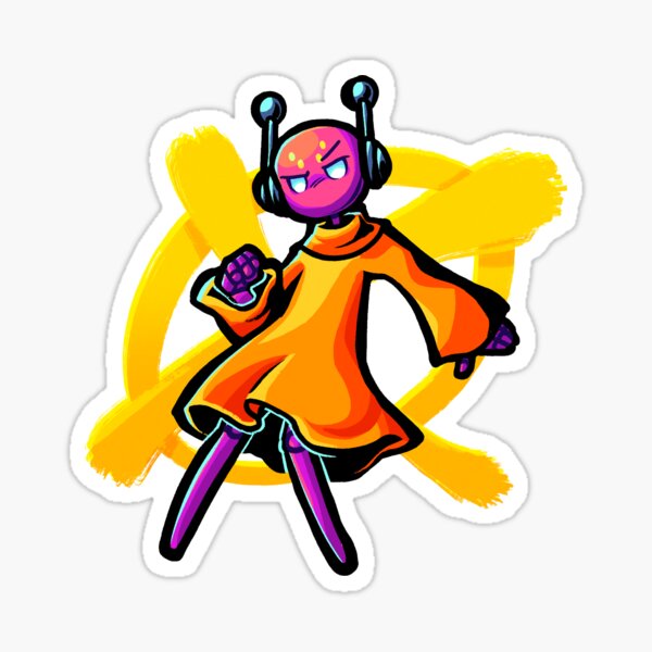 "Rainworld : Five Pebbles" Sticker for Sale by funnydoggg | Redbubble