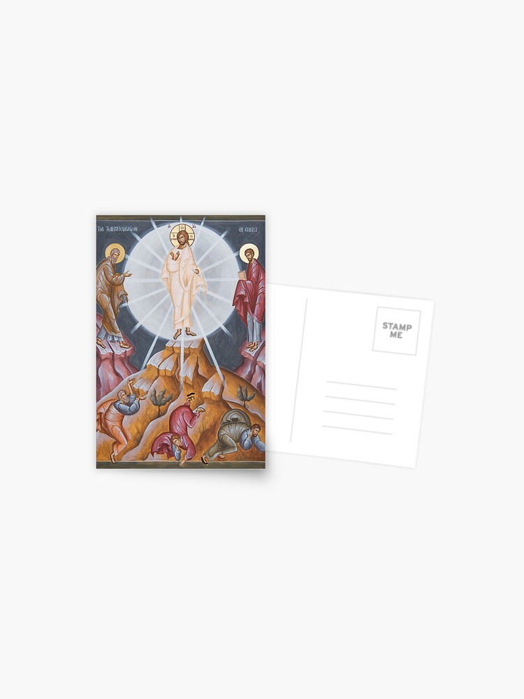 "Transfiguration" Postcard for Sale by ikonographics | Redbubble