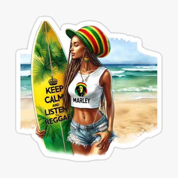 "BOB MARLEY: ONE LOVE" Sticker by CHRIST5000 | Redbubble