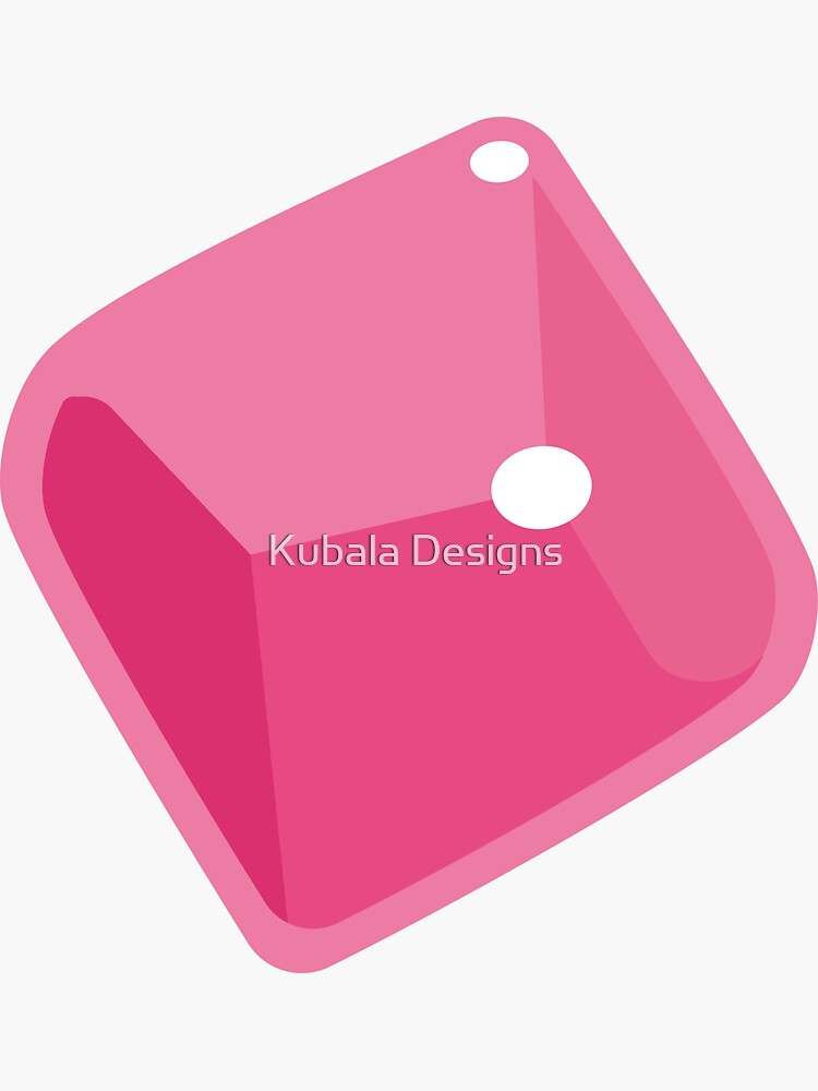 Pegatina for Sale con la obra «Plort rosa de Slime Rancher» de Marek ...