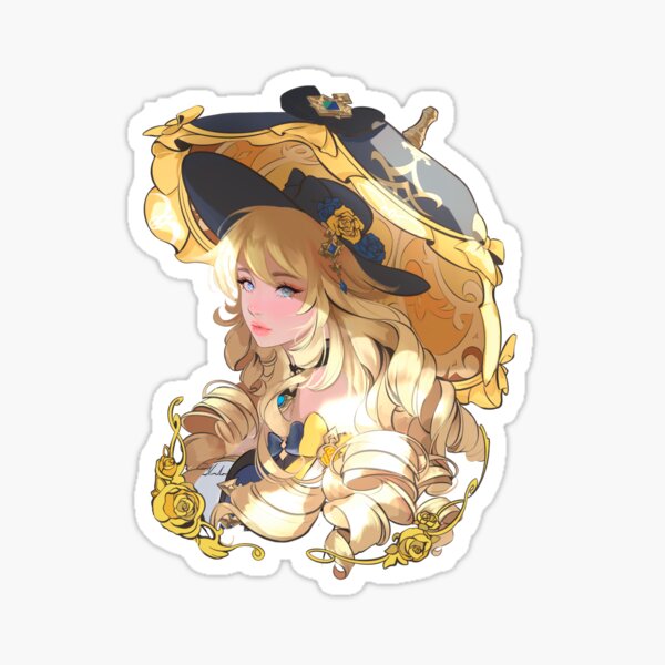 "Navia - genshin impact " Sticker for Sale by Mari-Firefly | Redbubble
