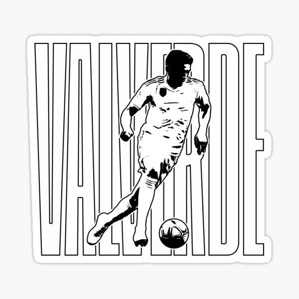 "valverde art" Sticker for Sale by CoconutSportsCo | Redbubble
