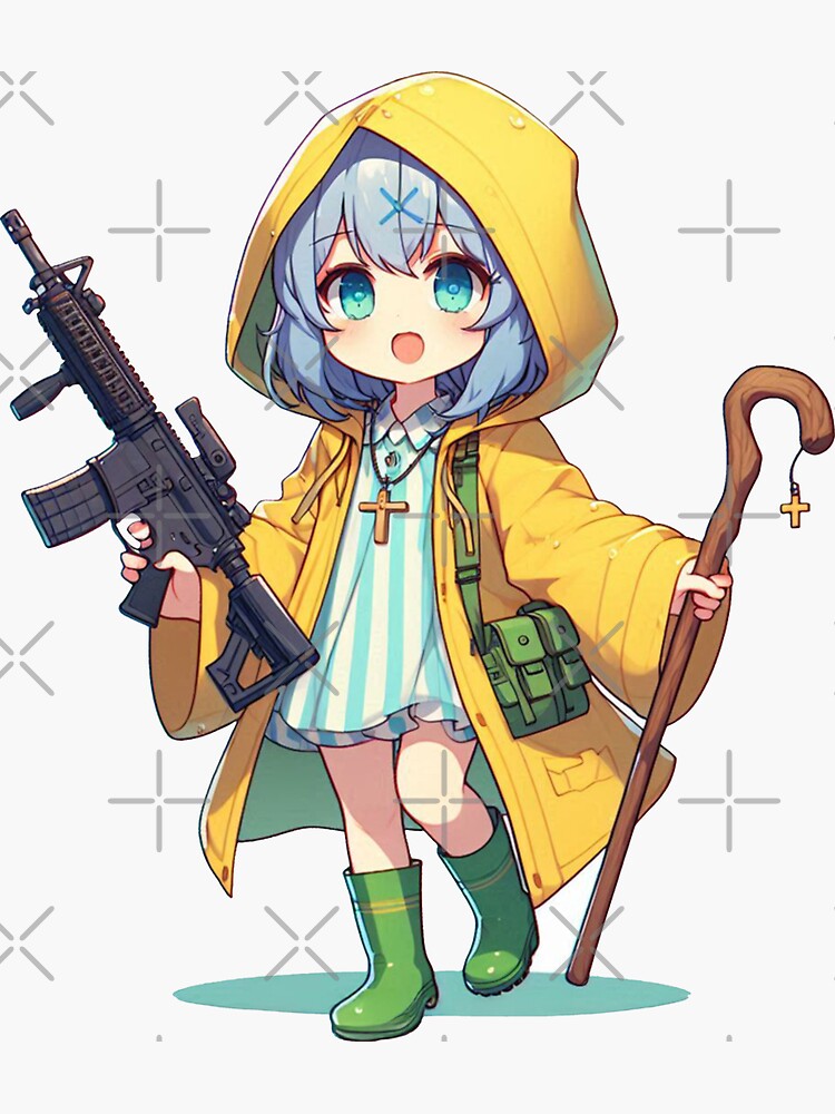 "Luce tacticute waifu" Sticker for Sale by RAWLIFEGRAPHIC | Redbubble