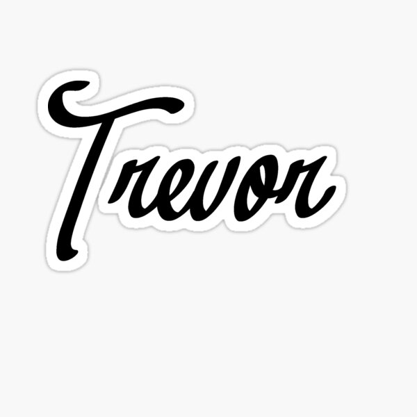 "Trevor" Sticker by Shalomjoy | Redbubble