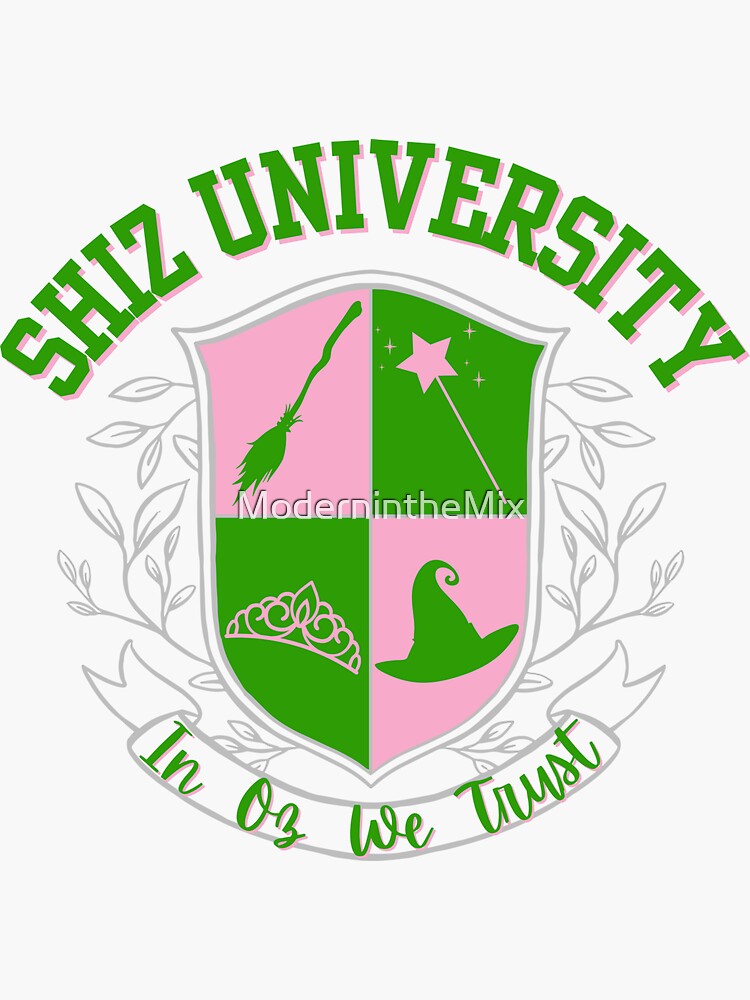 "Wicked Shiz University Colorful Logo" Sticker for Sale by ...