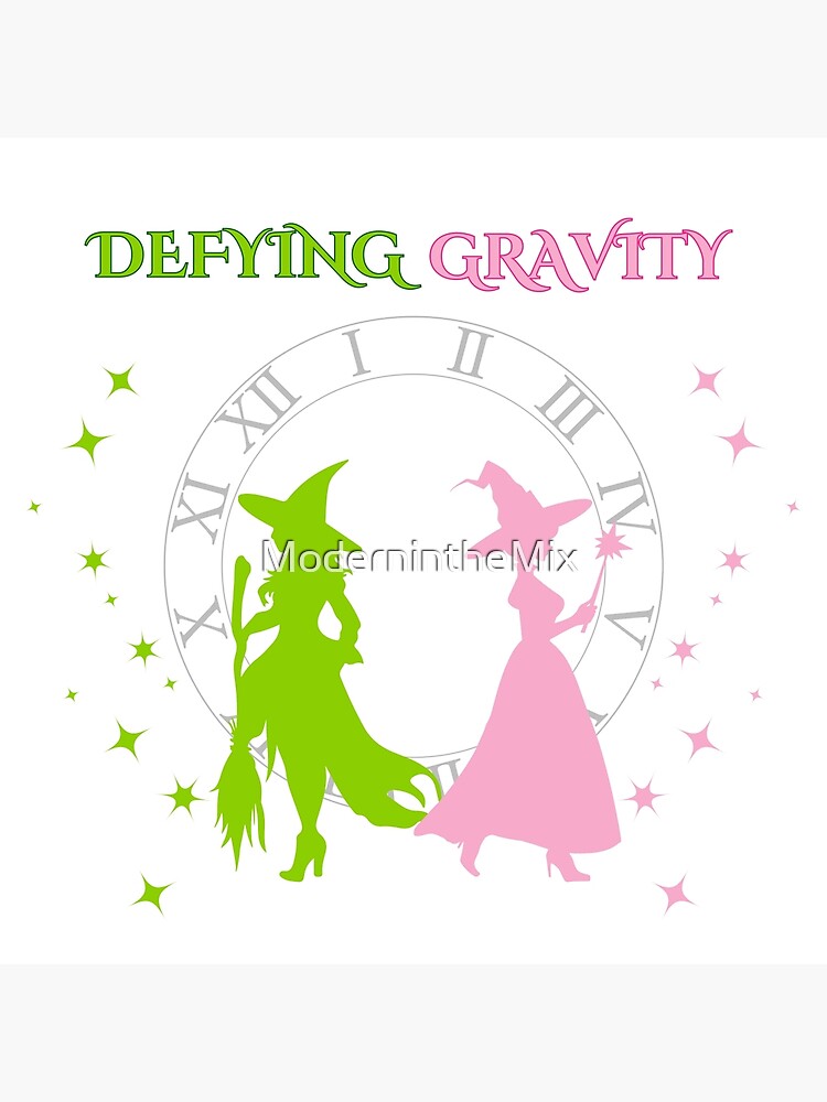 "Defying Gravity Wicked Elphaba and Glinda Sparkles" Poster for Sale by ...