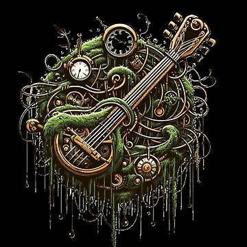 "Mossy instrument" Sticker for Sale by MossyStrings | Redbubble