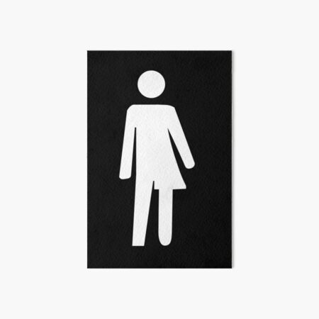 "Transgender Toilet Sign Bathroom" Art Board Print by sweetsixty ...