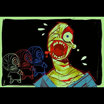 "mouthwashing horror game" Sticker for Sale by IrenaPekar | Redbubble