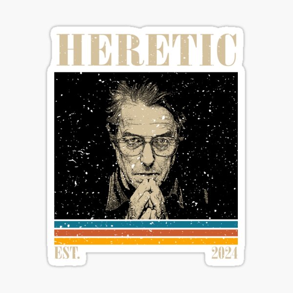 "Retro Heretic 2024" Sticker for Sale by KirkpatrickLife | Redbubble