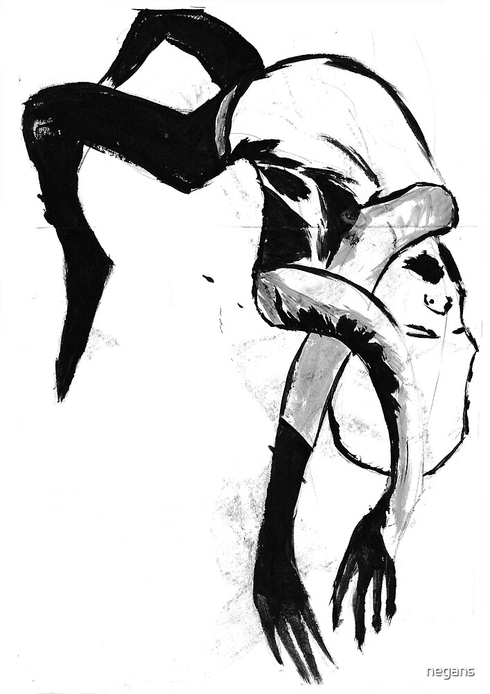 "Falling Monster" by negans | Redbubble