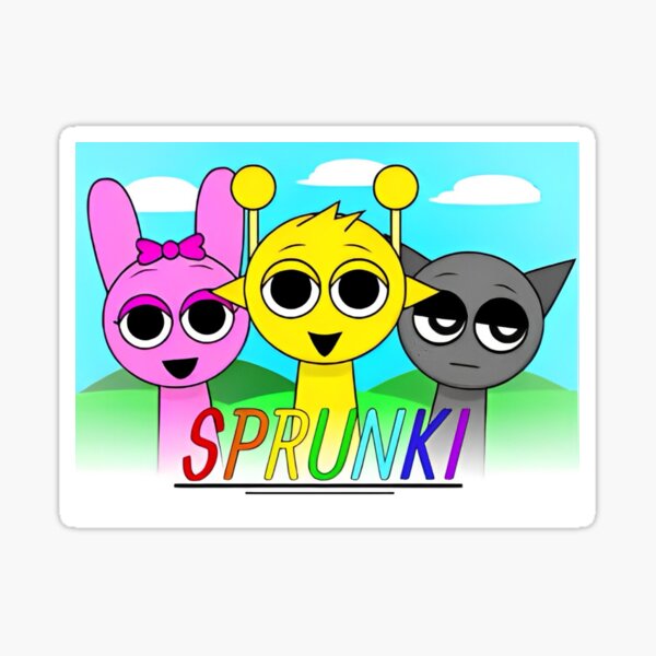 "Incredibox Sprunki" Sticker for Sale by designyoub | Redbubble