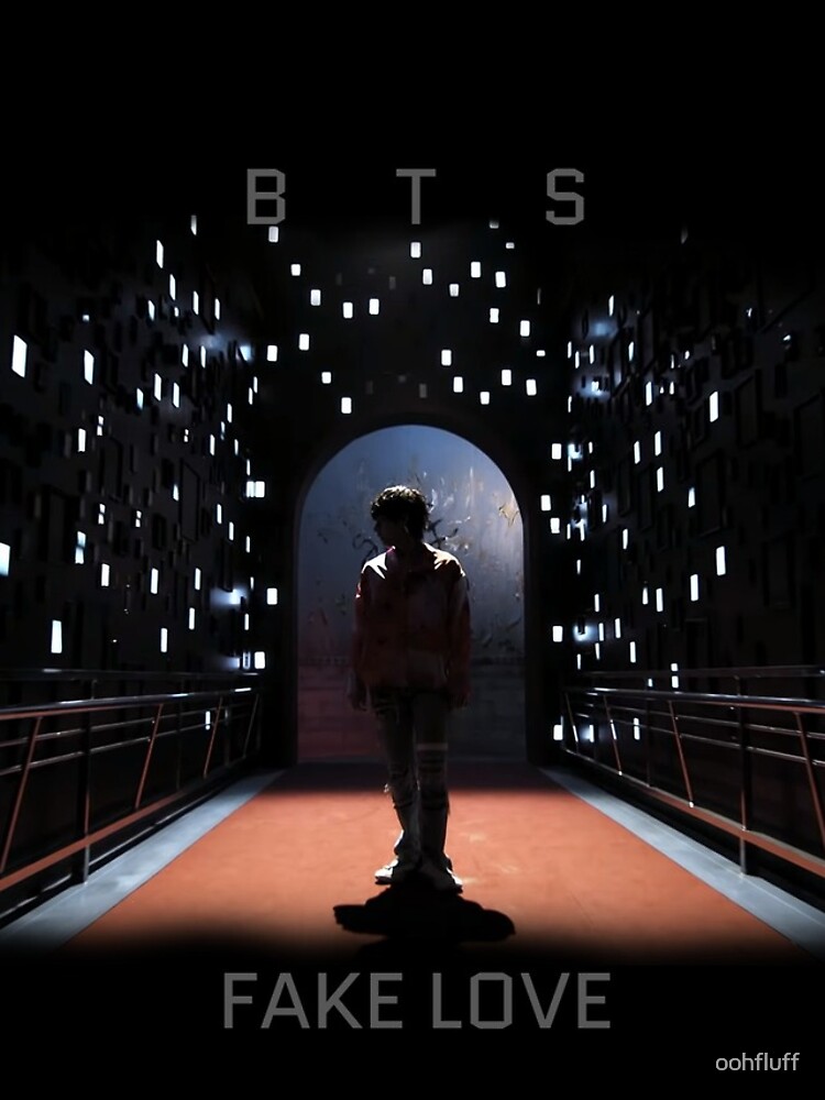"BTS FAKE LOVE - V + Lights" iPhone Case by oohfluff | Redbubble